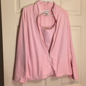 Jones New York | Jackets & Coats | Fuzzy Pink Jacket With Bonus ...